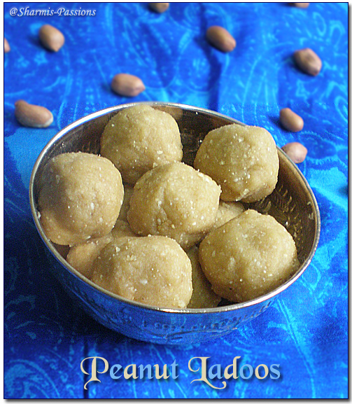 Peanut Ladoo - Peanut Laddu Recipe | Easy Diwali Sweets - Sharmis Passions