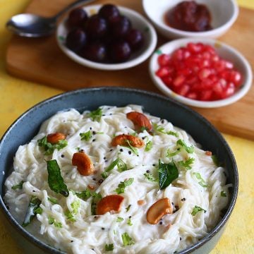Curd Semiya Recipe | Thayir Semiya Recipe - Sharmis Passions