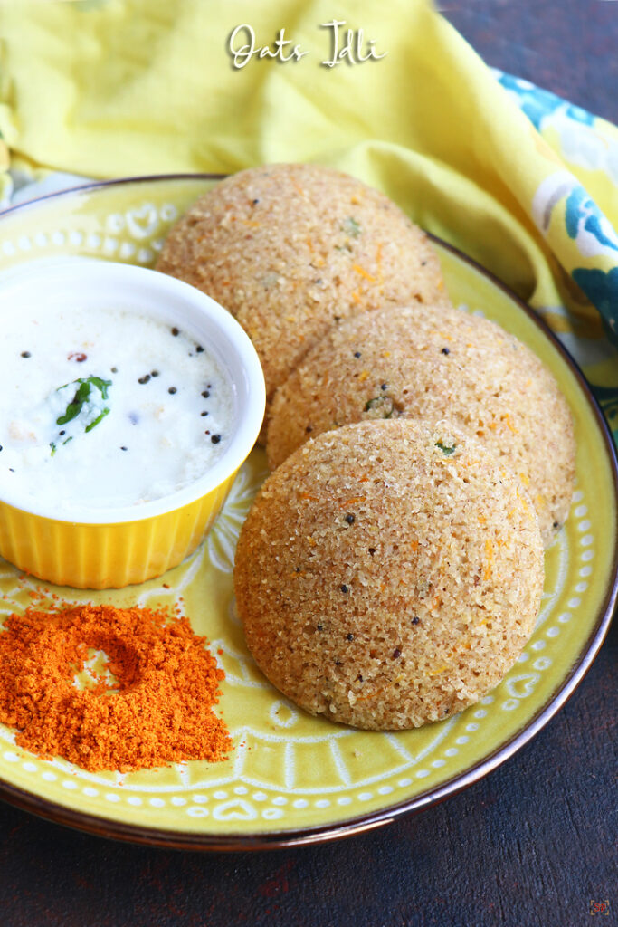 Oats Idli Recipe | Instant Oats Idli Recipe - Sharmis Passions