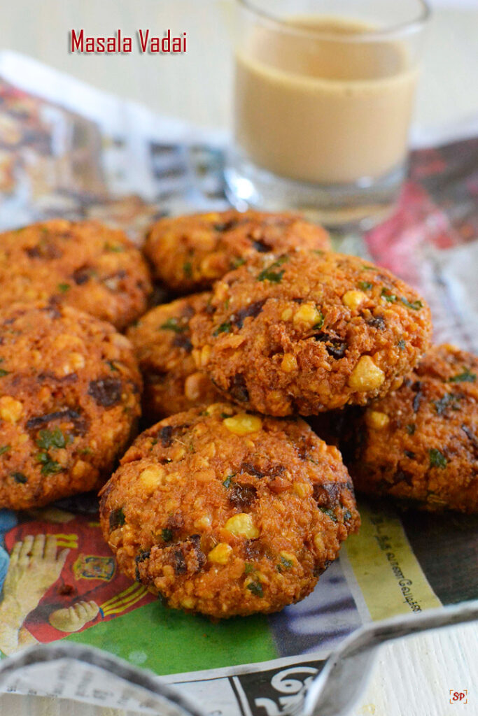 Masala Vada Recipe | Dal Vada | Parippu Vada - Sharmis Passions