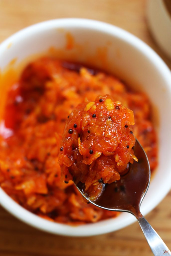 Raw Mango Thokku Recipe | Mangai Thokku Recipe - Sharmis Passions