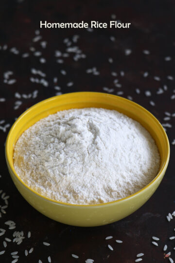 Rice Flour Recipe | How to make Rice Flour - Sharmis Passions