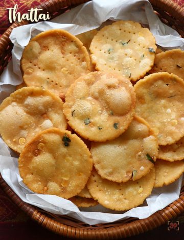 Thattai Recipe - Sharmis Passions