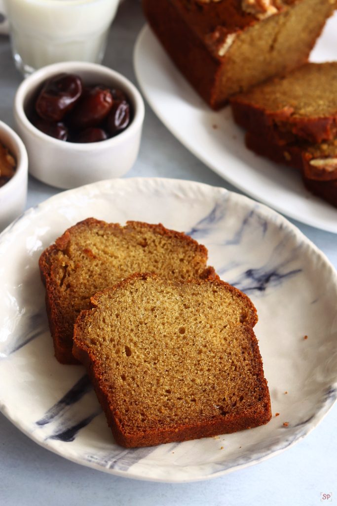 Dates Cake Recipe | Eggless Dates Cake Recipe- Sharmis Passions