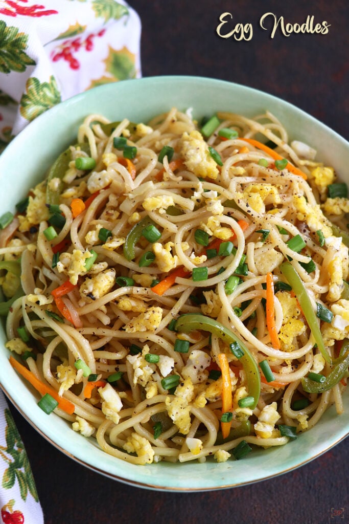 Egg Noodles Recipe - Sharmis Passions