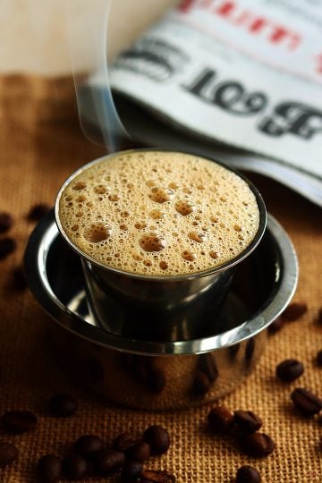 Filter Coffee Recipe | South Indian Filter Coffee Recipe - Sharmis Passions