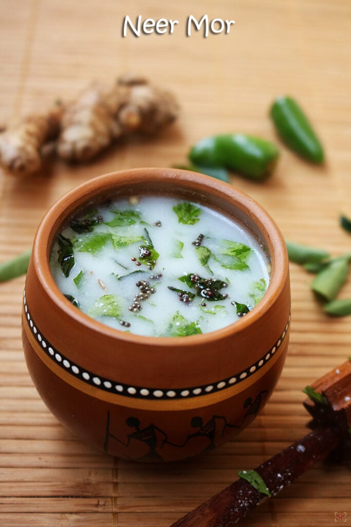 Neer More Recipe | Spiced Buttermilk Recipe - Sharmis Passions