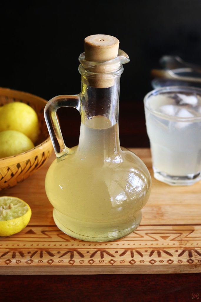 Lemon Squash Recipe | Lemon Syrup Recipe - Sharmis Passions