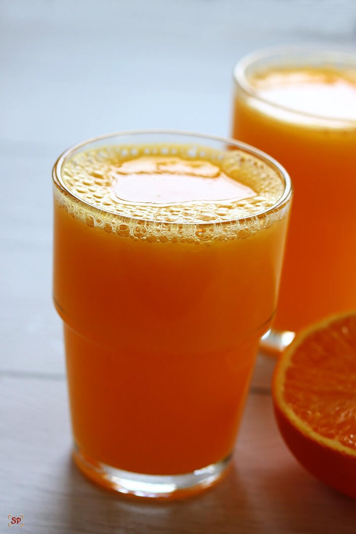 Orange Juice Recipe - Sharmis Passions