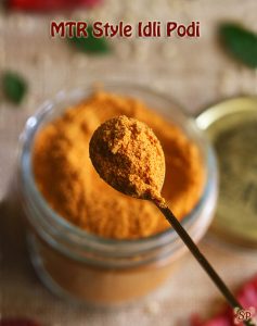 MTR Style Idli Milagai Podi Recipe - Sharmis Passions