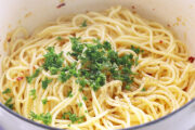 Aglio Olio | Spaghetti Aglio e Olio Recipe - Sharmis Passions