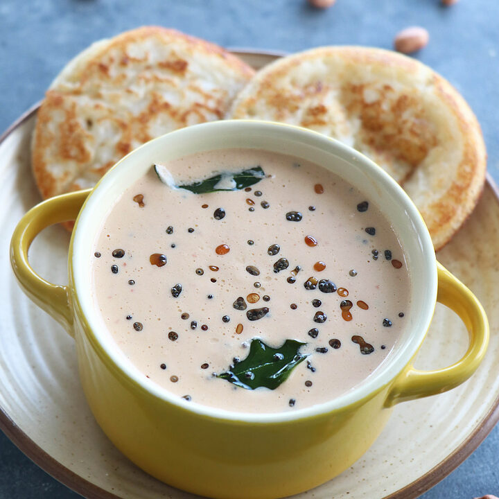 Peanut Chutney Recipe | Groundnut Chutney Recipe - Sharmis Passions