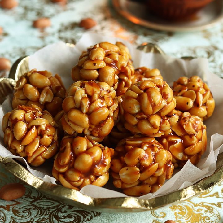 Kadalai Mittai Recipe | Kadalai Urundai Recipe - Sharmis Passions