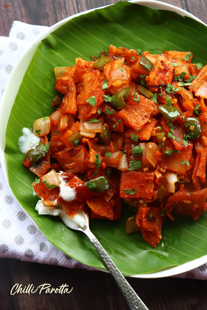 Chilli Parotta Recipe - Sharmis Passions