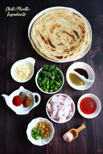 Chilli Parotta Recipe - Sharmis Passions