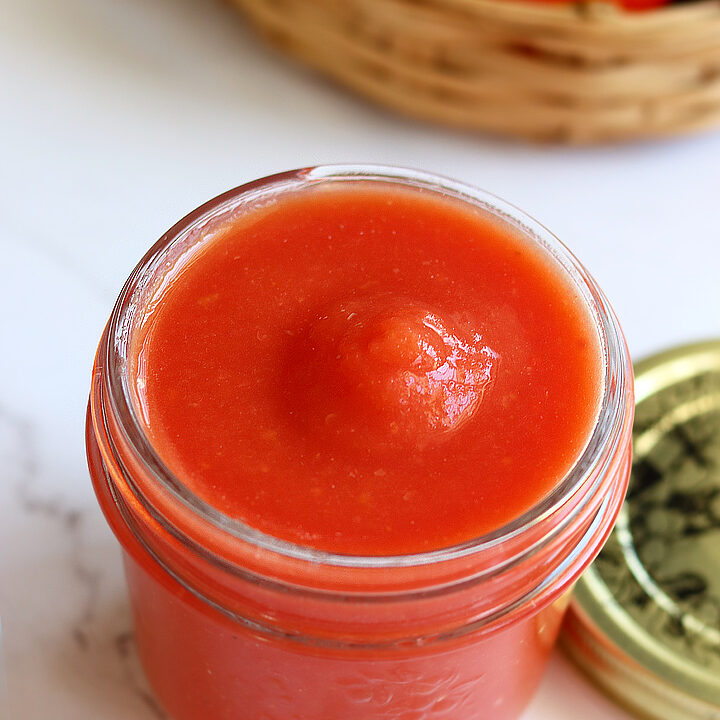 Tomato Puree Recipe - Sharmis Passions
