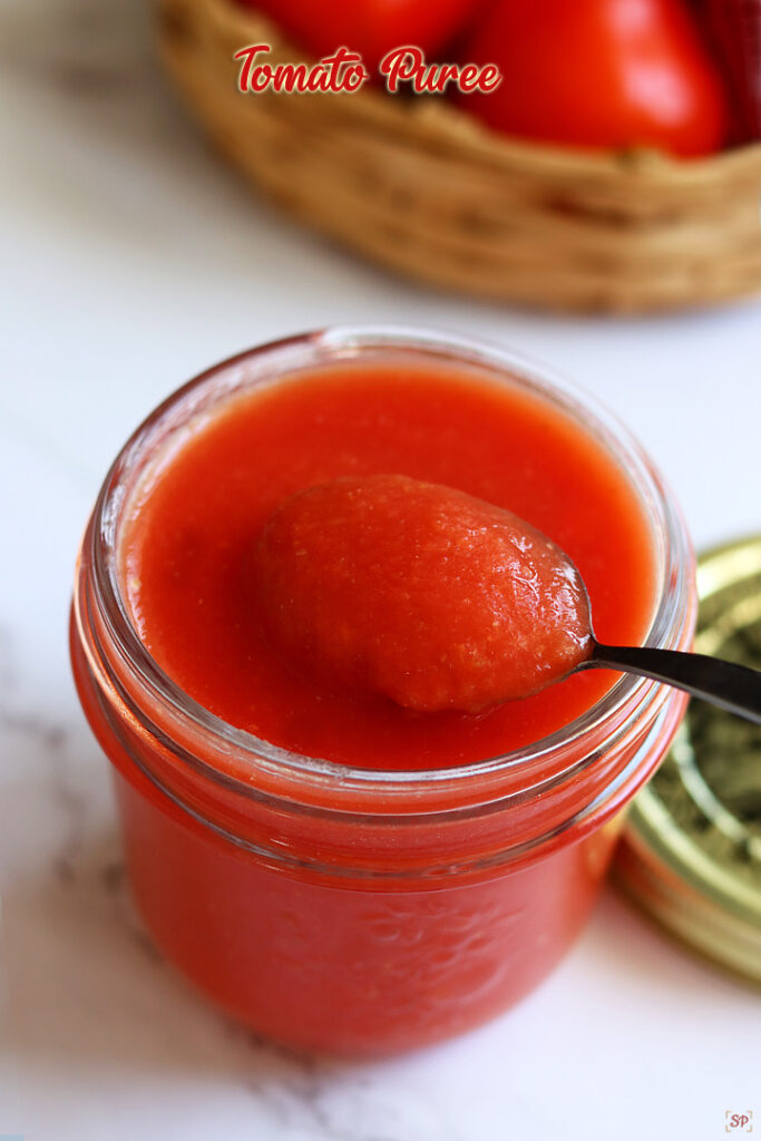 Tomato Puree Recipe - Sharmis Passions