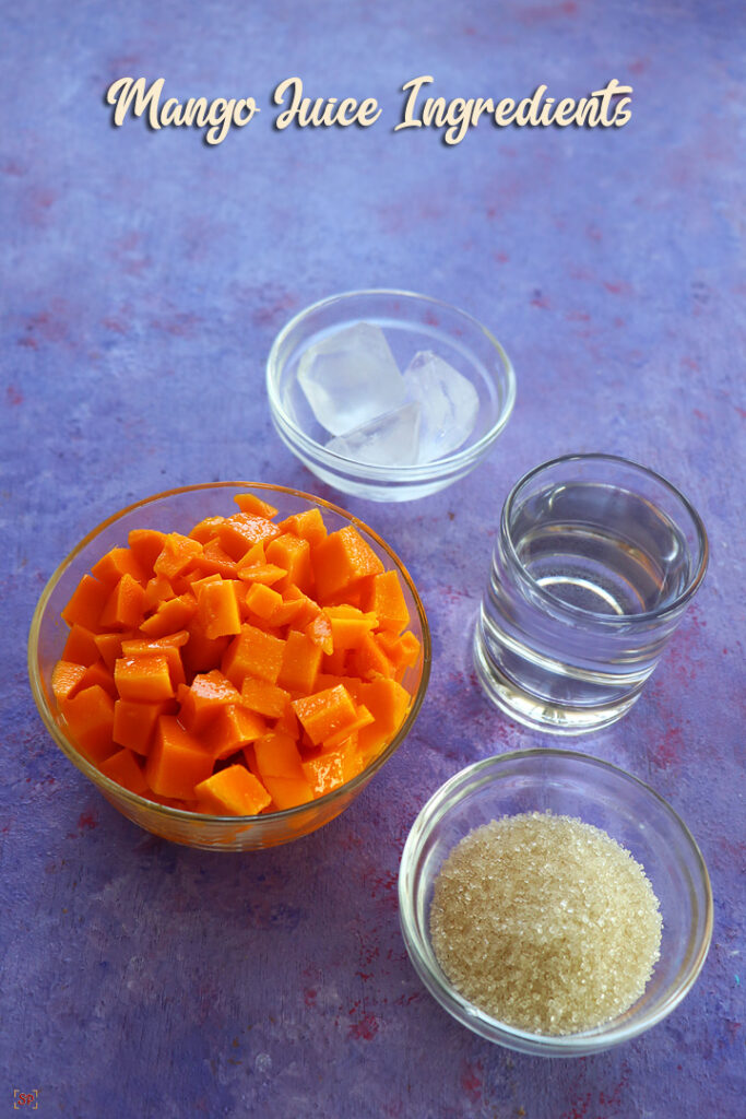 Mango Juice Recipe - Sharmis Passions