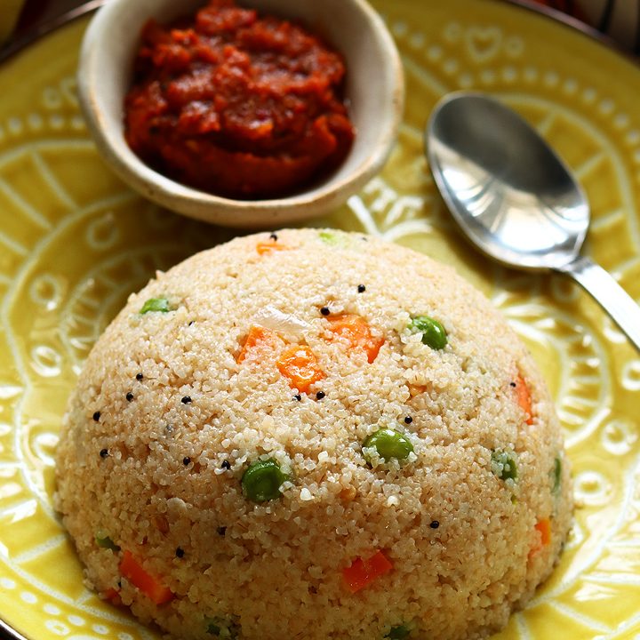 Wheat Rava Upma Recipe - Sharmis Passions
