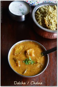 Dalcha Recipe- Sharmis Passions