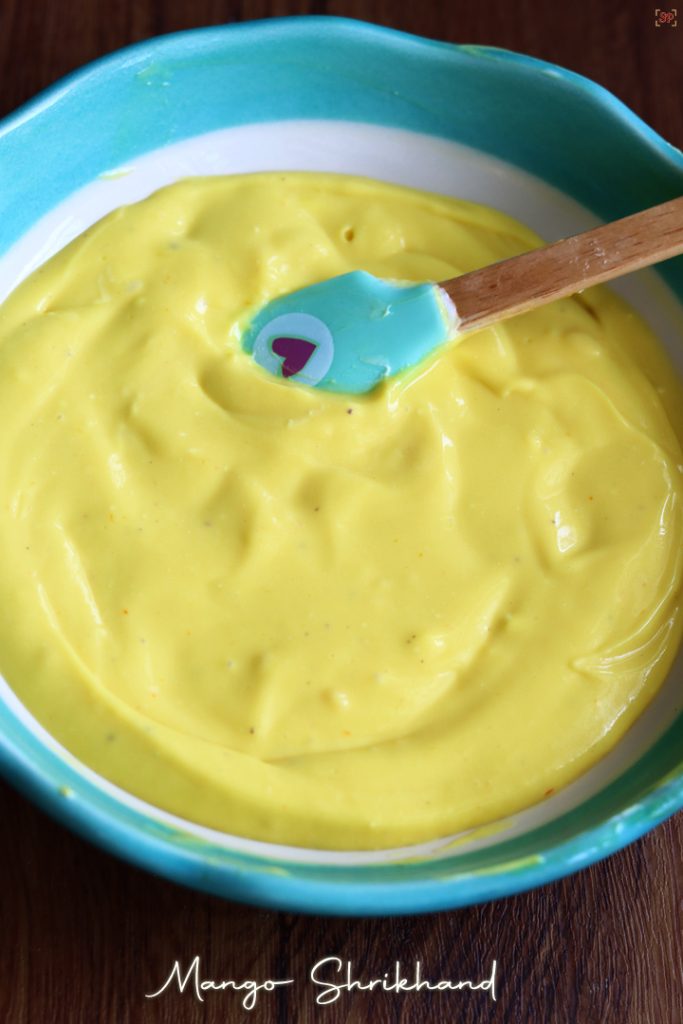 Mango Shrikhand Recipe - Sharmis Passions