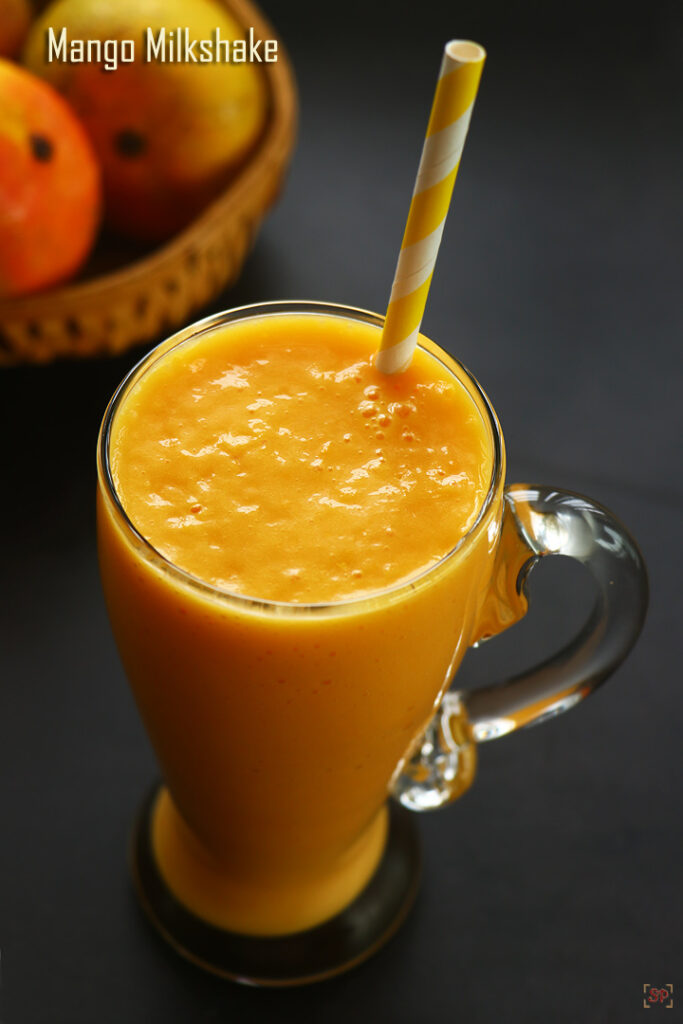 Mango Milkshake Recipe | Mango Shake Recipe- Sharmis Passions