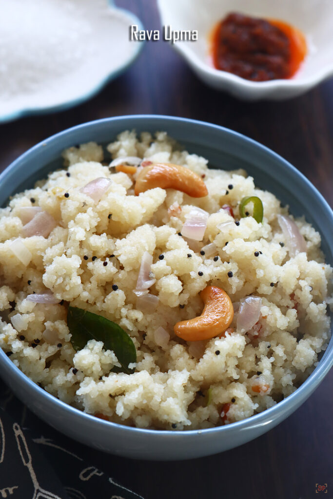 Upma Recipe | Rava Upma Recipe - Sharmis Passions