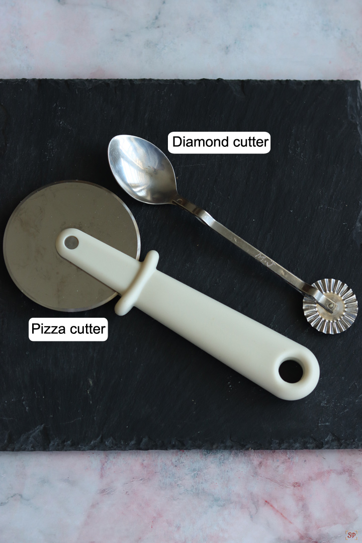 Spicy Diamond Cuts Recipe | Savory Diamond Cuts Recipe - Sharmis Passions