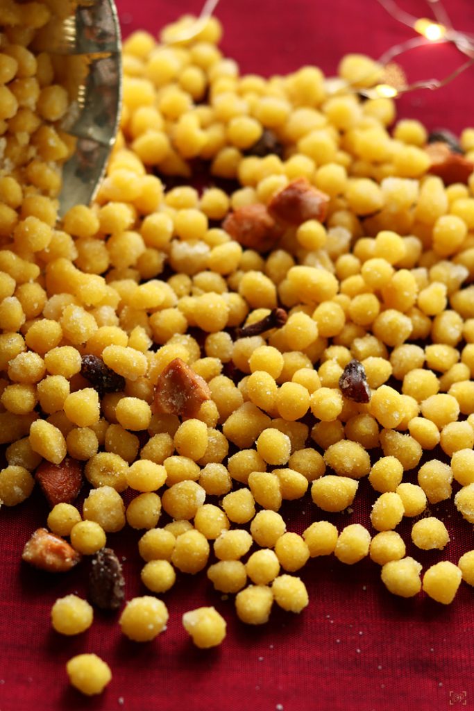 Sweet Boondi Recipe - Sharmis Passions