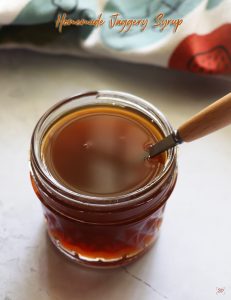 How to make Jaggery Syrup - Sharmis Passions