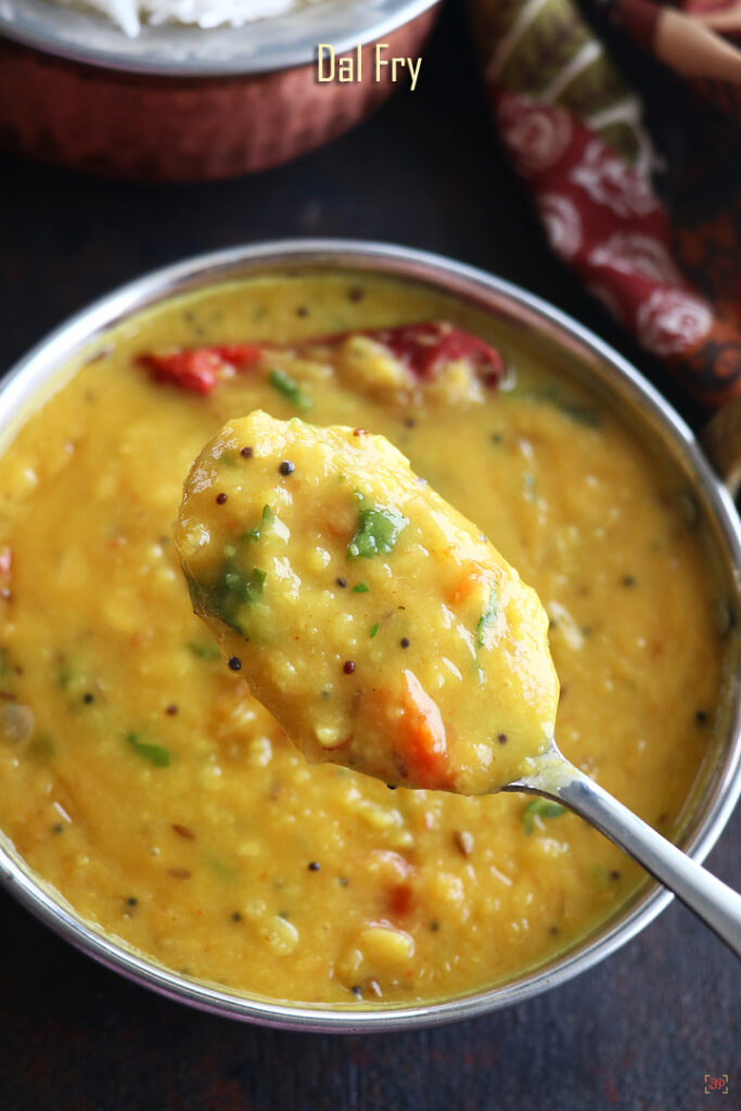 Dal Fry Recipe (Restaurant Style Dal Fry) - Sharmis Passions