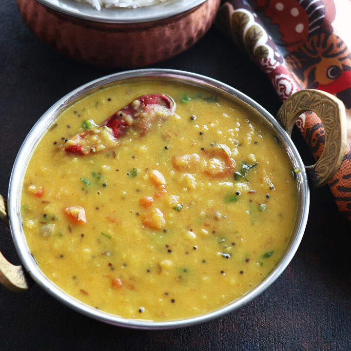 Dal Fry Recipe (Restaurant Style Dal Fry) - Sharmis Passions
