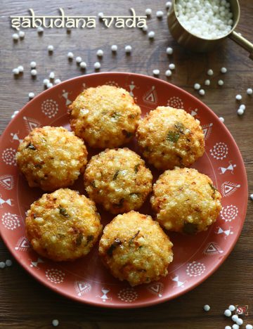 Sabudana Vada - Sharmis Passions