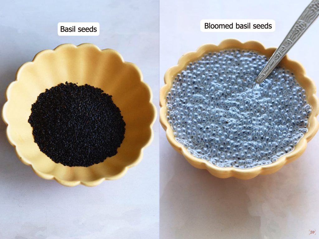 Sabja Seeds (Basil Seeds) | How to use Sabja Seeds- Sharmis Passions