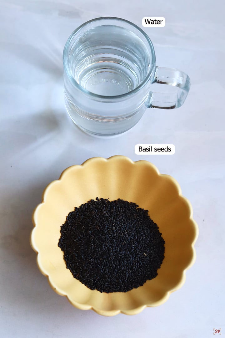 Sabja Seeds (Basil Seeds) | How to use Sabja Seeds- Sharmis Passions