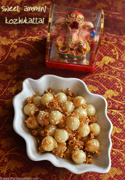 Sweet Ammini Kozhukattai Recipe - Sharmis Passions