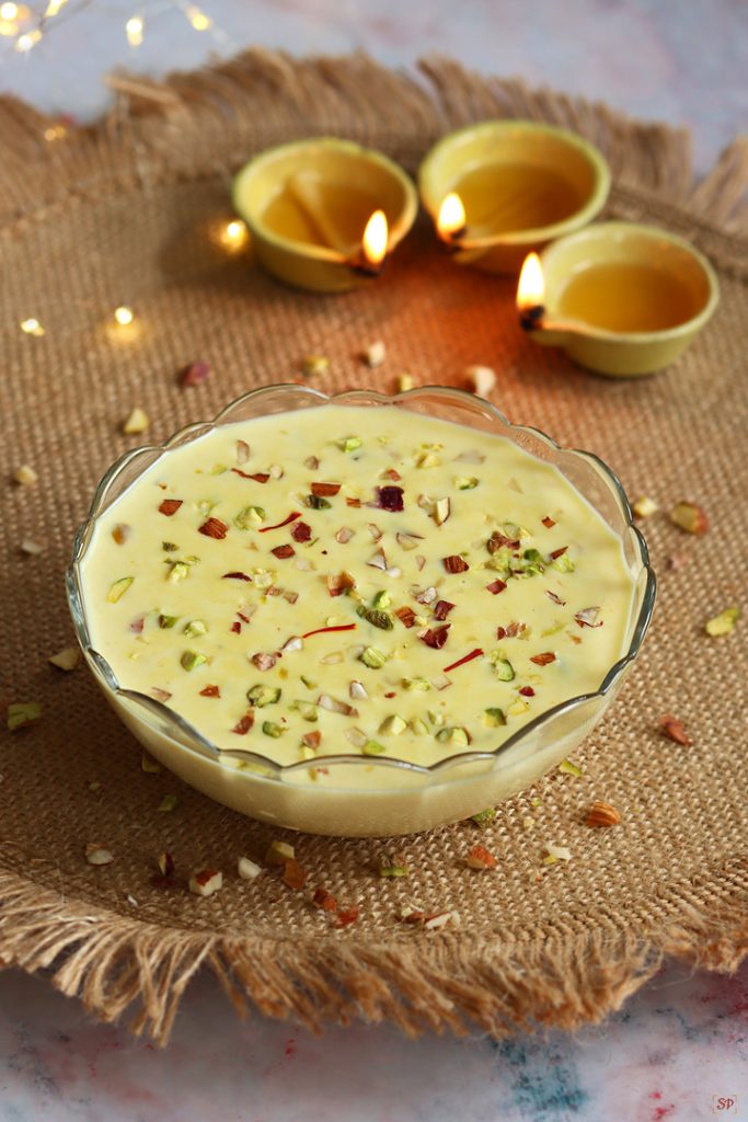 Basundi Recipe | How to make Basundi- Sharmis Passions
