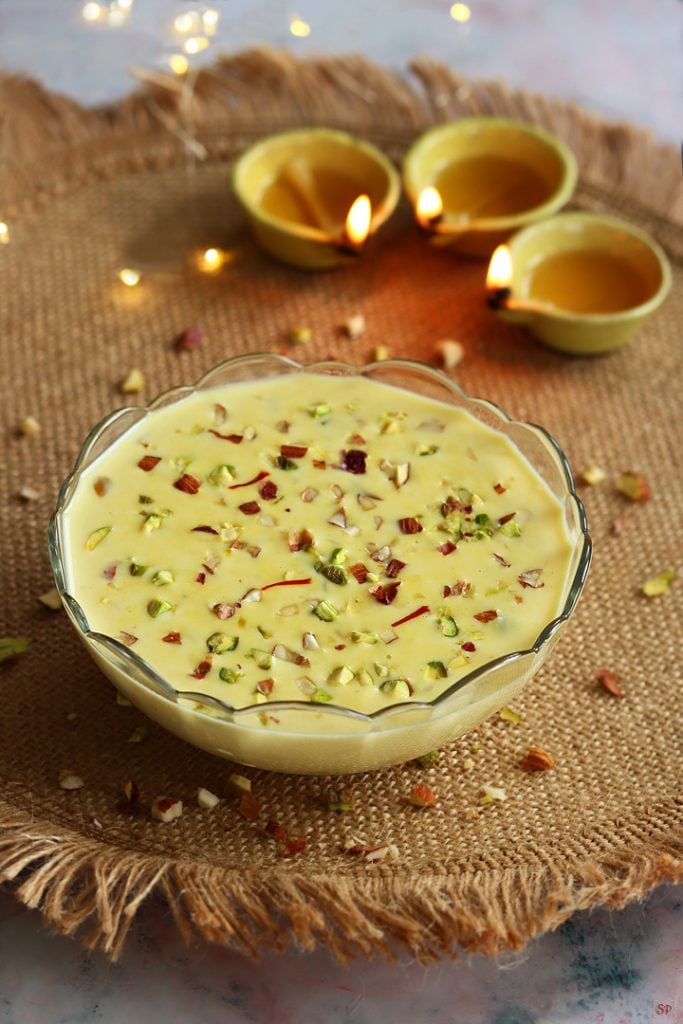 Basundi Recipe | How to make Basundi- Sharmis Passions
