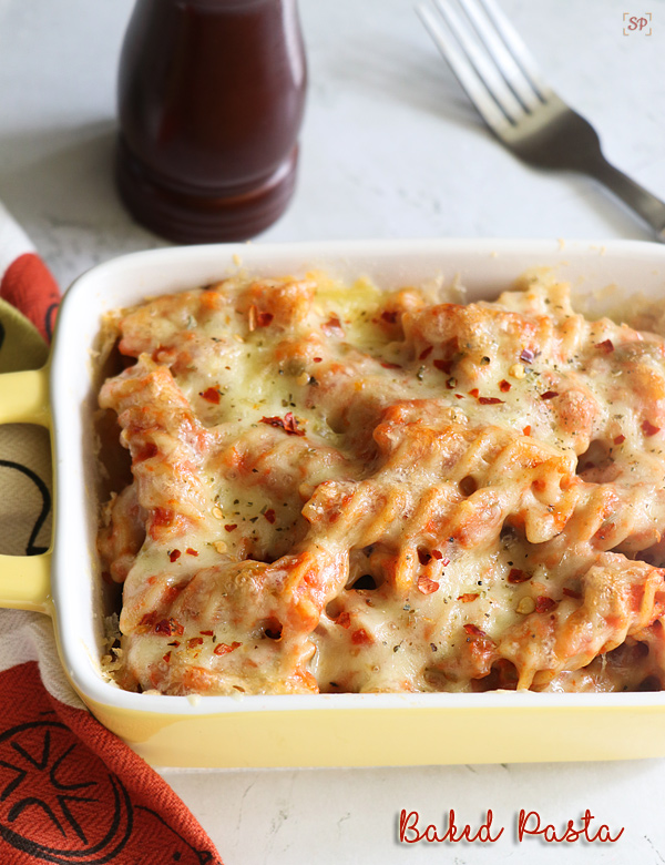 Baked Pasta Recipe | Pasta Bake Recipe - Sharmis Passions