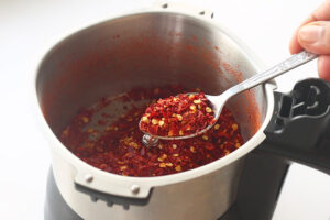 Chili flakes | How to make chili flakes - Sharmis Passions