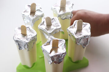 Paal Ice Recipe | Milk Ice | Milk Popsicles Recipe- Sharmis Passions