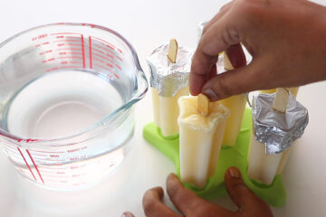 Paal Ice Recipe | Milk Ice | Milk Popsicles Recipe- Sharmis Passions