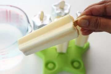 Paal Ice Recipe | Milk Ice | Milk Popsicles Recipe- Sharmis Passions