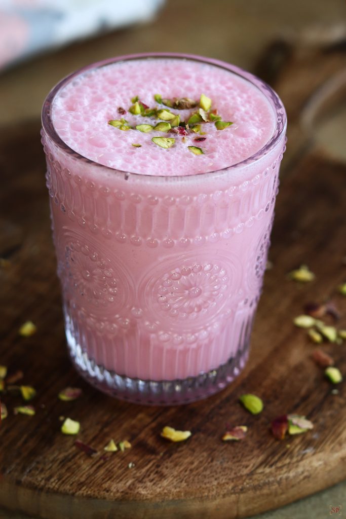 Rose Lassi Recipe - Sharmis Passions