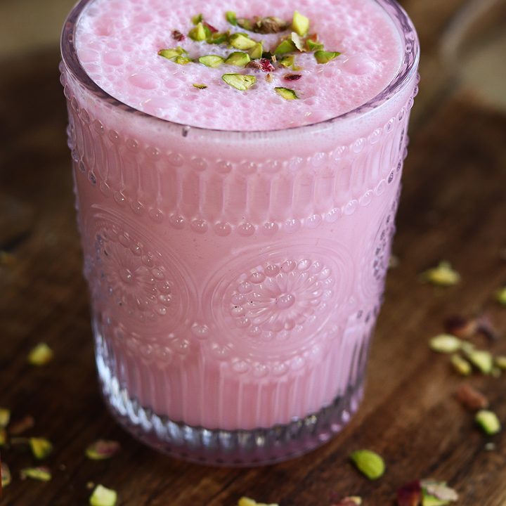 Rose Lassi Recipe - Sharmis Passions