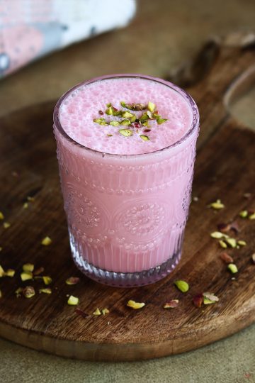 Rose Lassi Recipe - Sharmis Passions