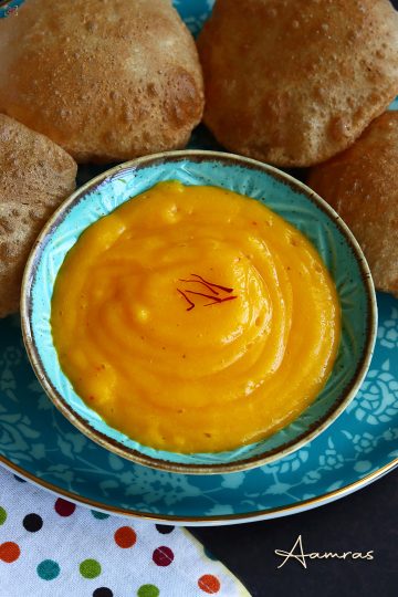 Aamras Recipe | How to make Aamras - Sharmis Passions