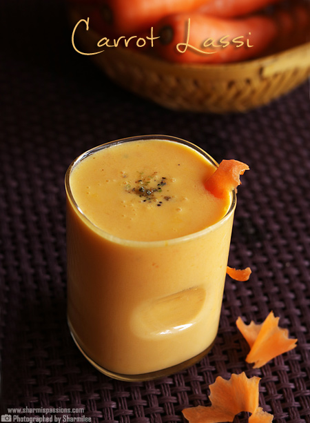 Carrot Kootu Recipe - South Indian Kootu Recipes - Sharmis Passions