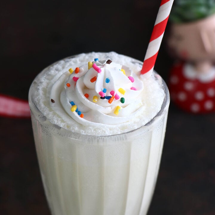 Vanilla Milkshake Recipe (Vanilla Shake Recipe) - Sharmis Passions