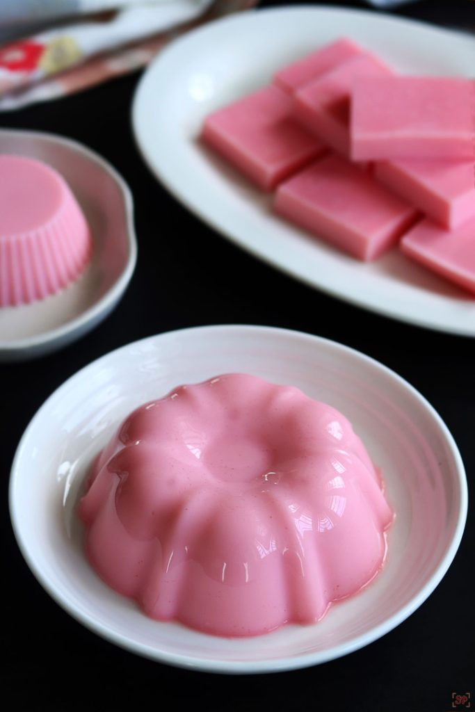 Rose Pudding Recipe - Sharmis Passions